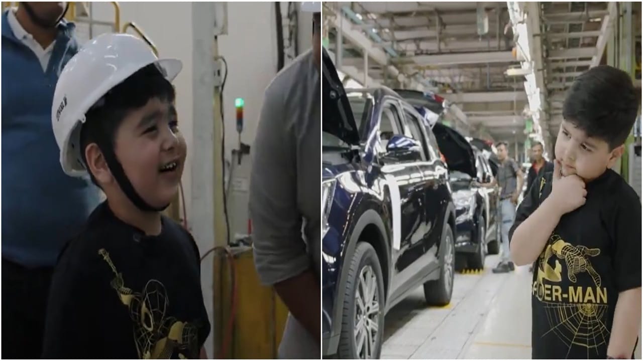 Viral Video: 700 ਰੁਪਏ 'ਚ ਥਾਰ ਖਰੀਦਣ ਵਾਲਾ ਬੱਚਾ ਕਾਰ ਪਲਾਂਟ ਦੇਖਣ ਪੁੱਜਿਆ ...