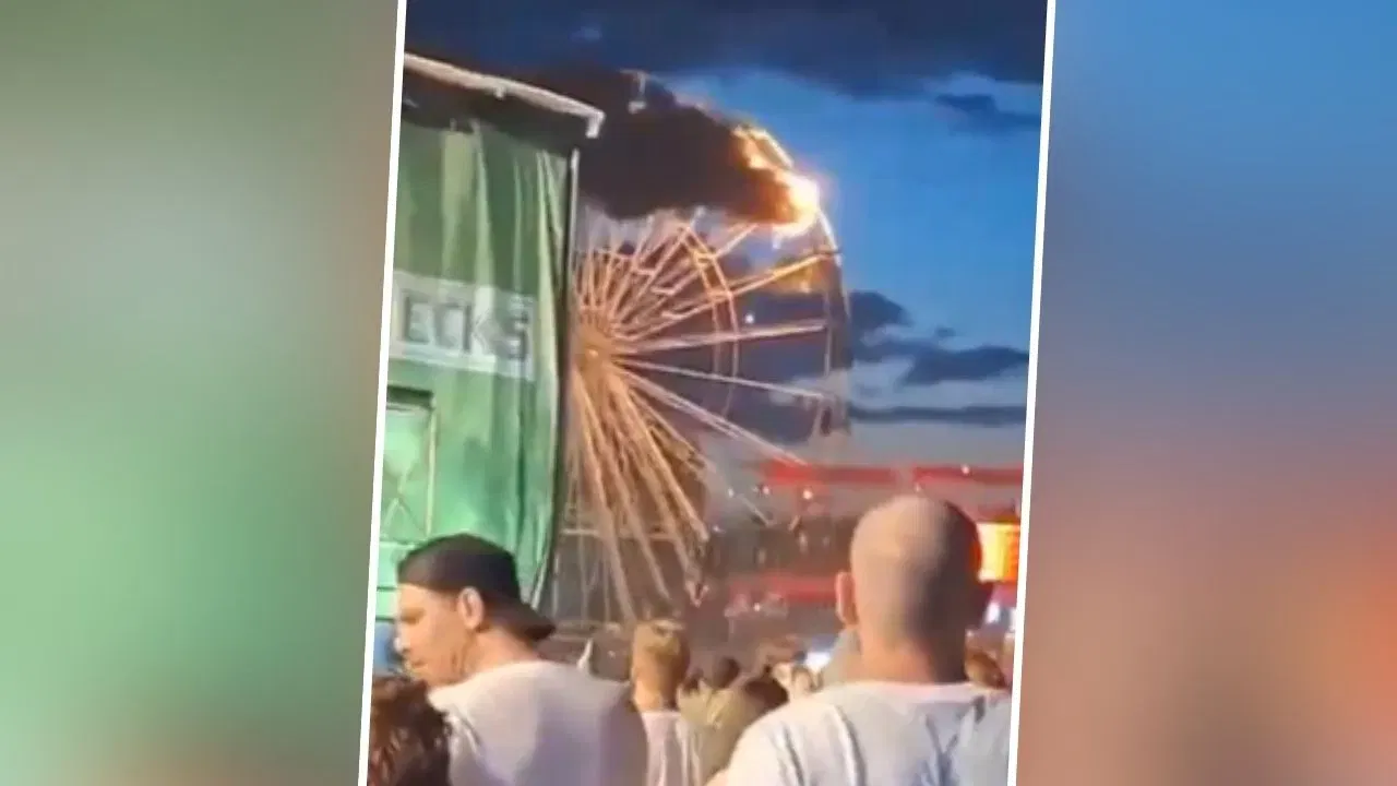 ਲੋਕਾਂ ਨਾਲ ਭਰੇ ਝੂਲੇ ਨੂੰ ਅਚਾਨਕ ਲੱਗੀ ਅੱਗ, ਪੈ ਗਿਆ ਚੀਕ-ਚਿਹਾੜਾ, ਦਿਲ ਦਹਿਲਾ ...