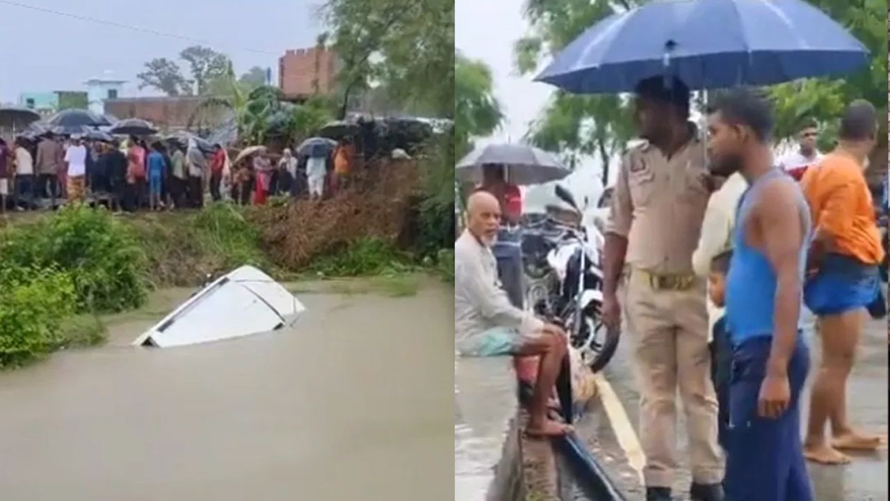 ਬੇਕਾਬੂ ਹੋ ਕੇ ਨਹਿਰ 'ਚ ਡਿੱਗੀ ਕਾਰ, ਇੱਕੋ ਪਰਿਵਾਰ ਦੇ 9 ਲੋਕਾਂ ਸਮੇਤ 11 ਦੀ ਮੌਤ | Up gonda mandir jal ...